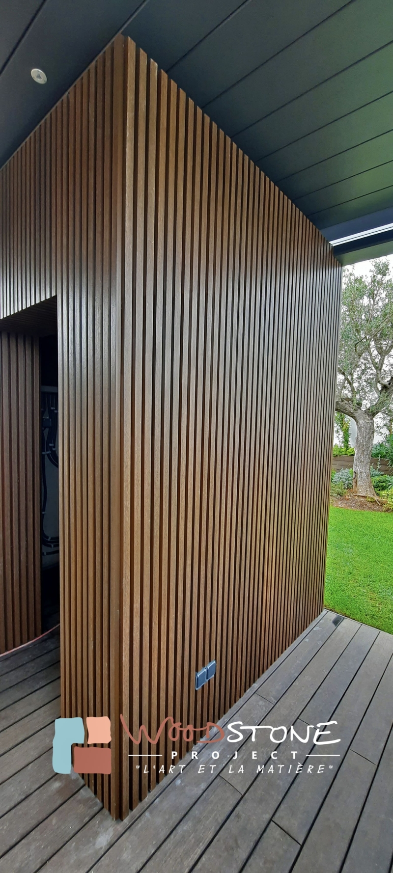 Bardage de façade fiberdeck - www.woodstone-project.com